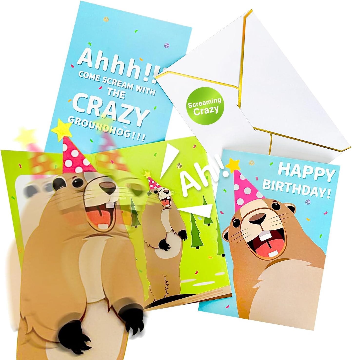 Amazon.com : Endless Happy Birthday Prank Card: Nonstop Punk Rock ...