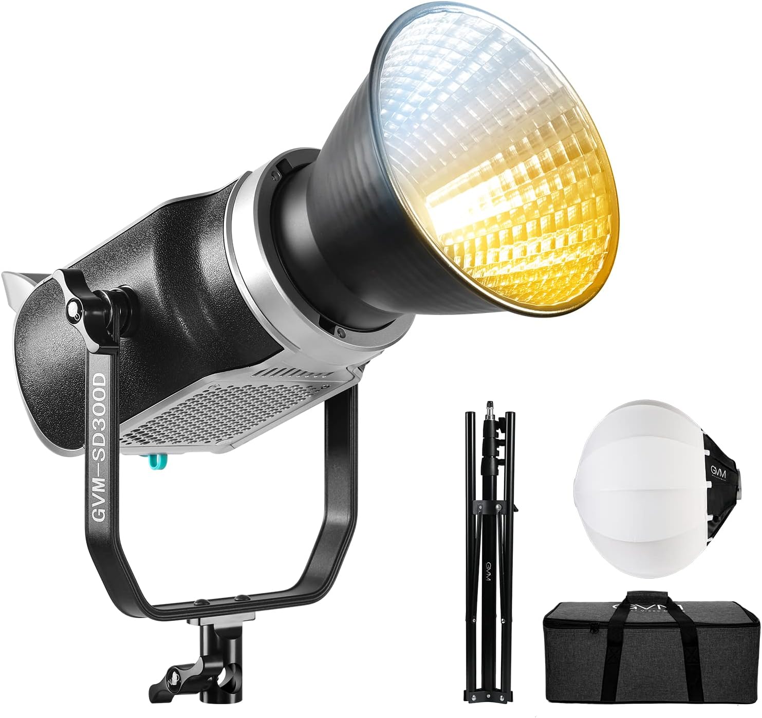 Amazon.com : GVM 300W COB LED Video Light Kit with 26'' Lantern Softbox ...