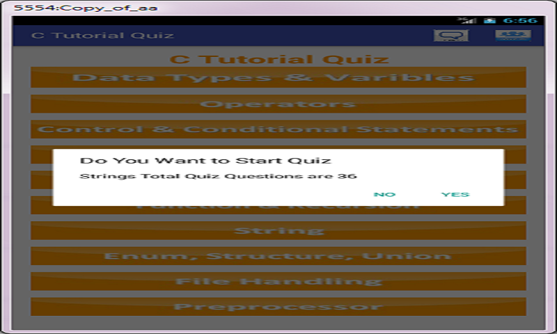 C Tutorial Quiz App On Amazon Appstore 7537