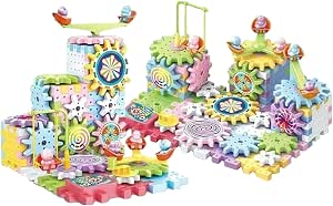 Blocks for Kids,Electric Rotating Preschool Building Sets - Kits Stem ...