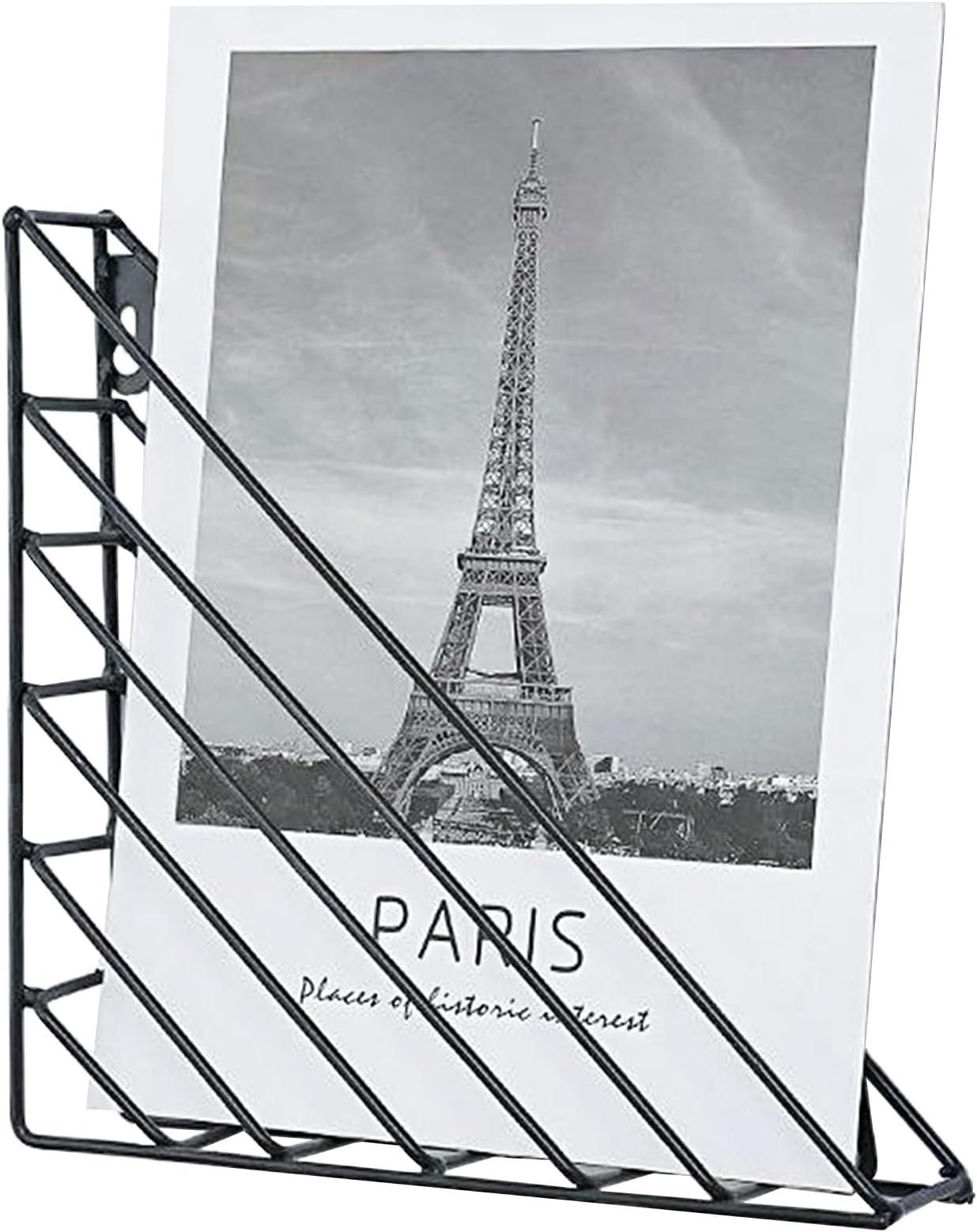 Amazon.com: MyGift Modern Wall Mounted Metal Wire Vinyl LP Record ...