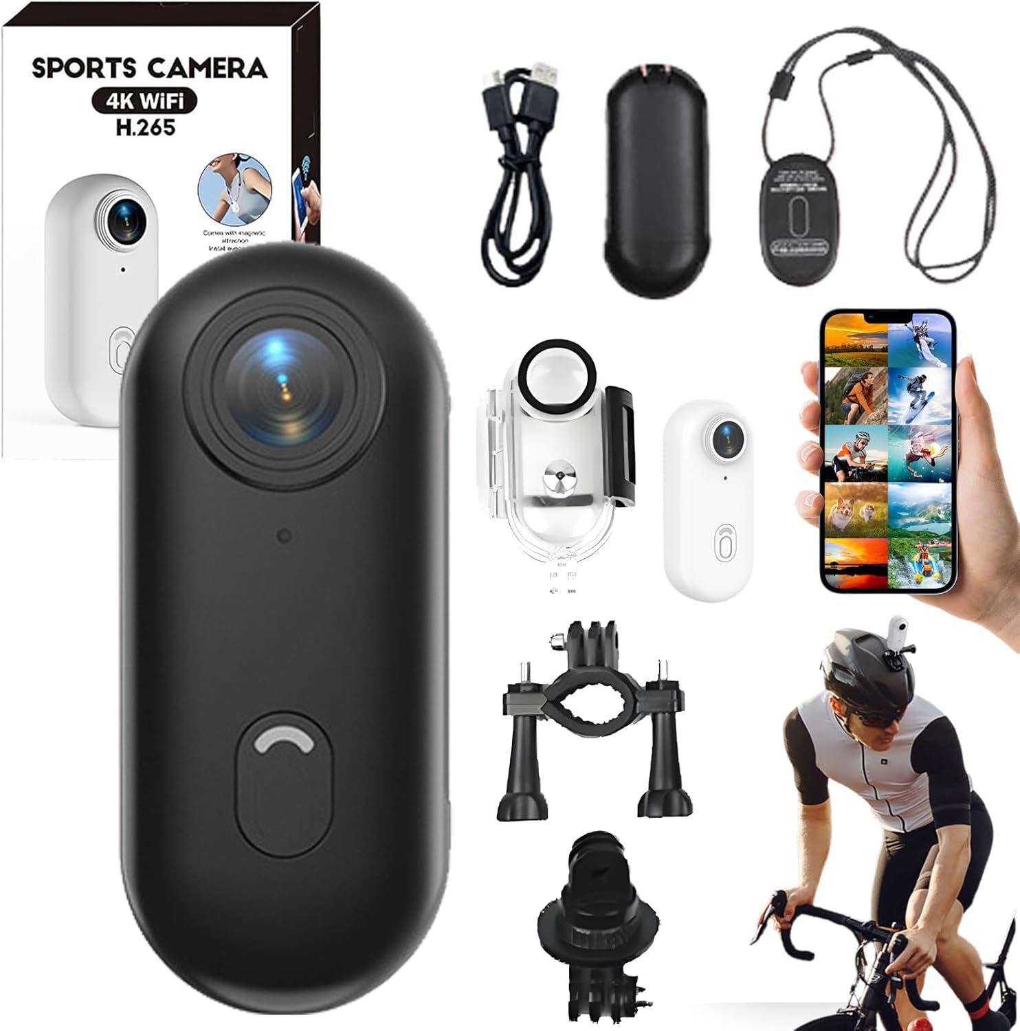 Amazon.com : Treklon POV Camera, POV ONE Action Camera, 4K POV Pro UHD ...
