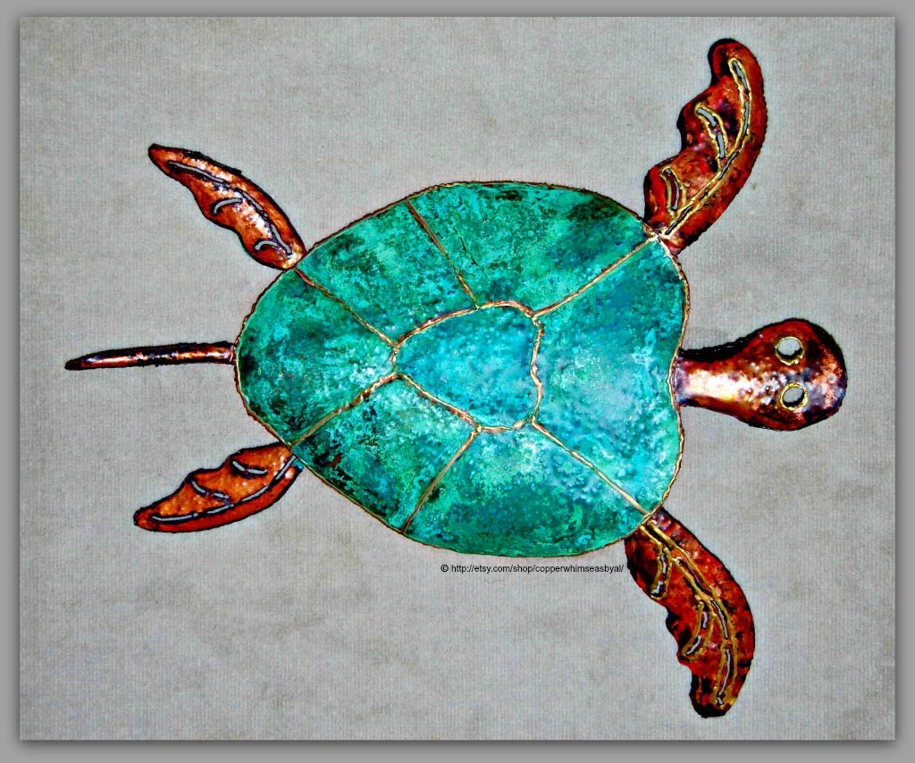 Amazon.com: Copper Turtle Sculpture : Home & Kitchen
