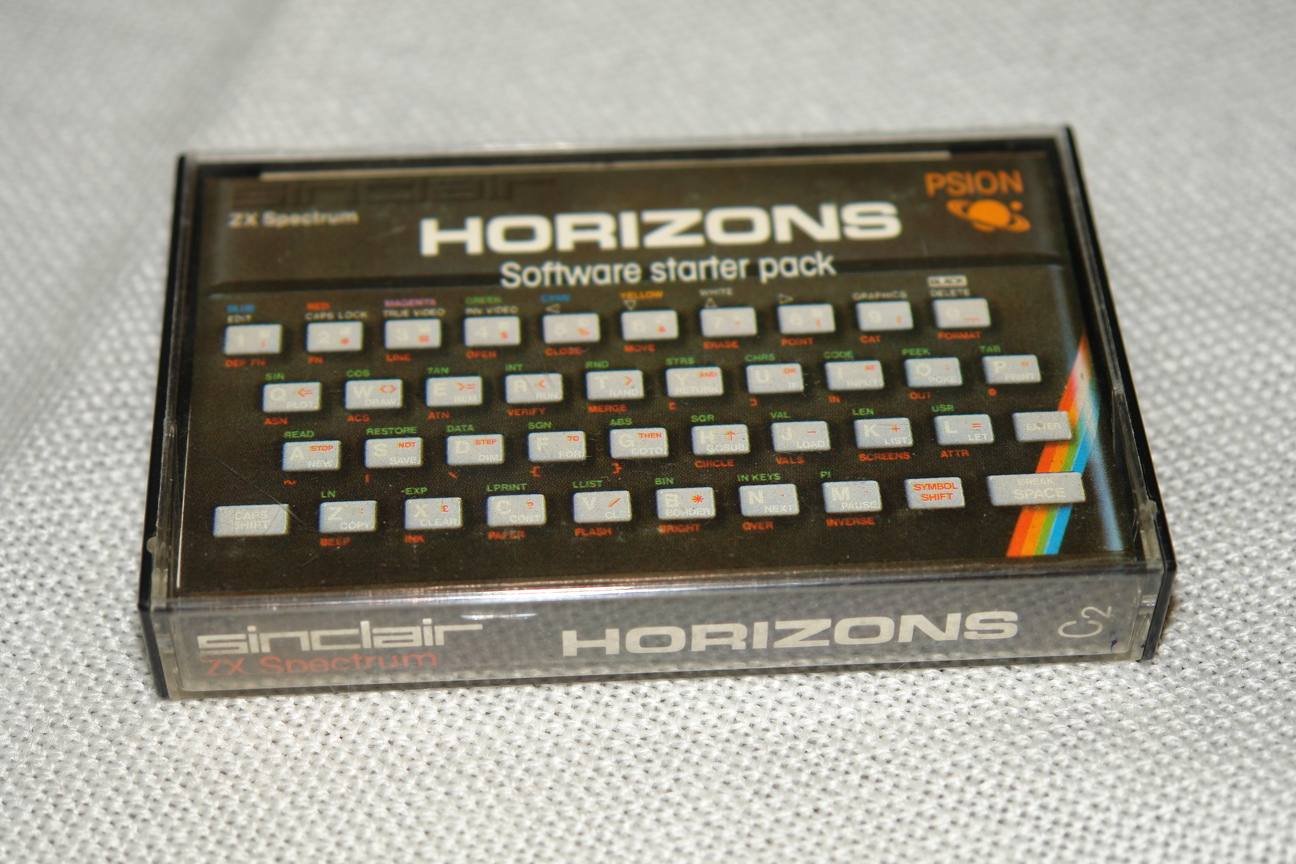 ZX Spectrum Program Cassette Tape / HORIZONS Software Starter Pack ...