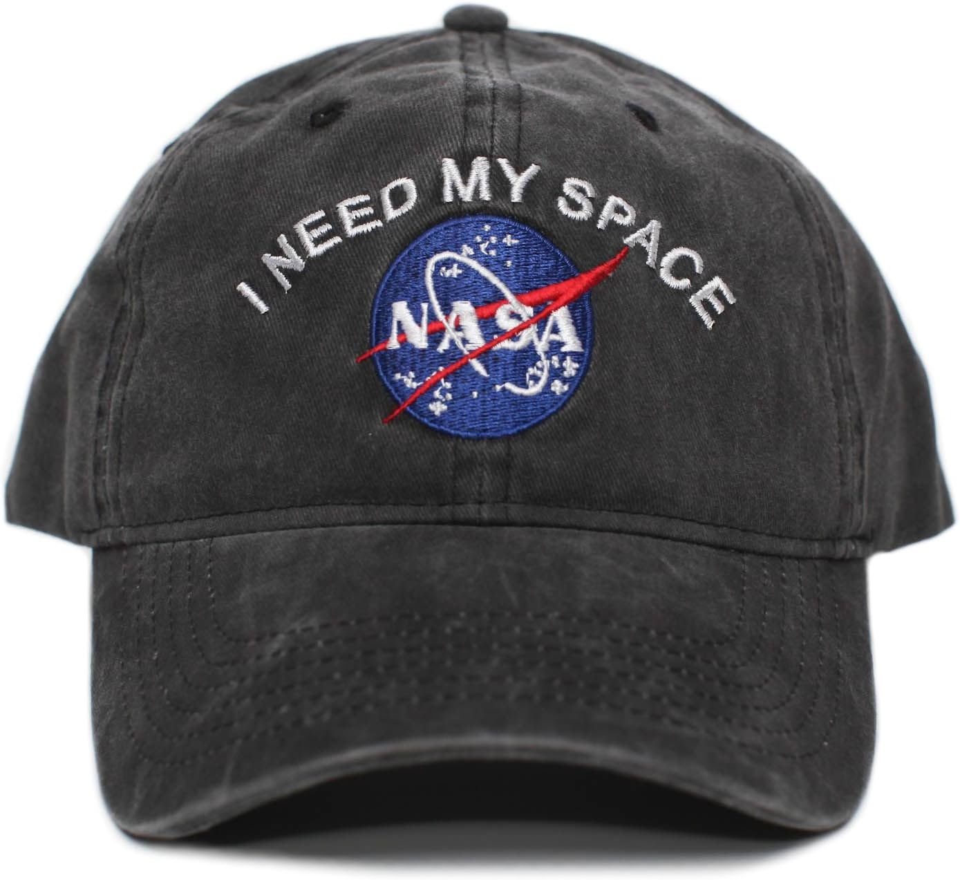 NASA I Need My Space Pigment Dye Embroidered Hat Cap Unisex Adult Multi ...