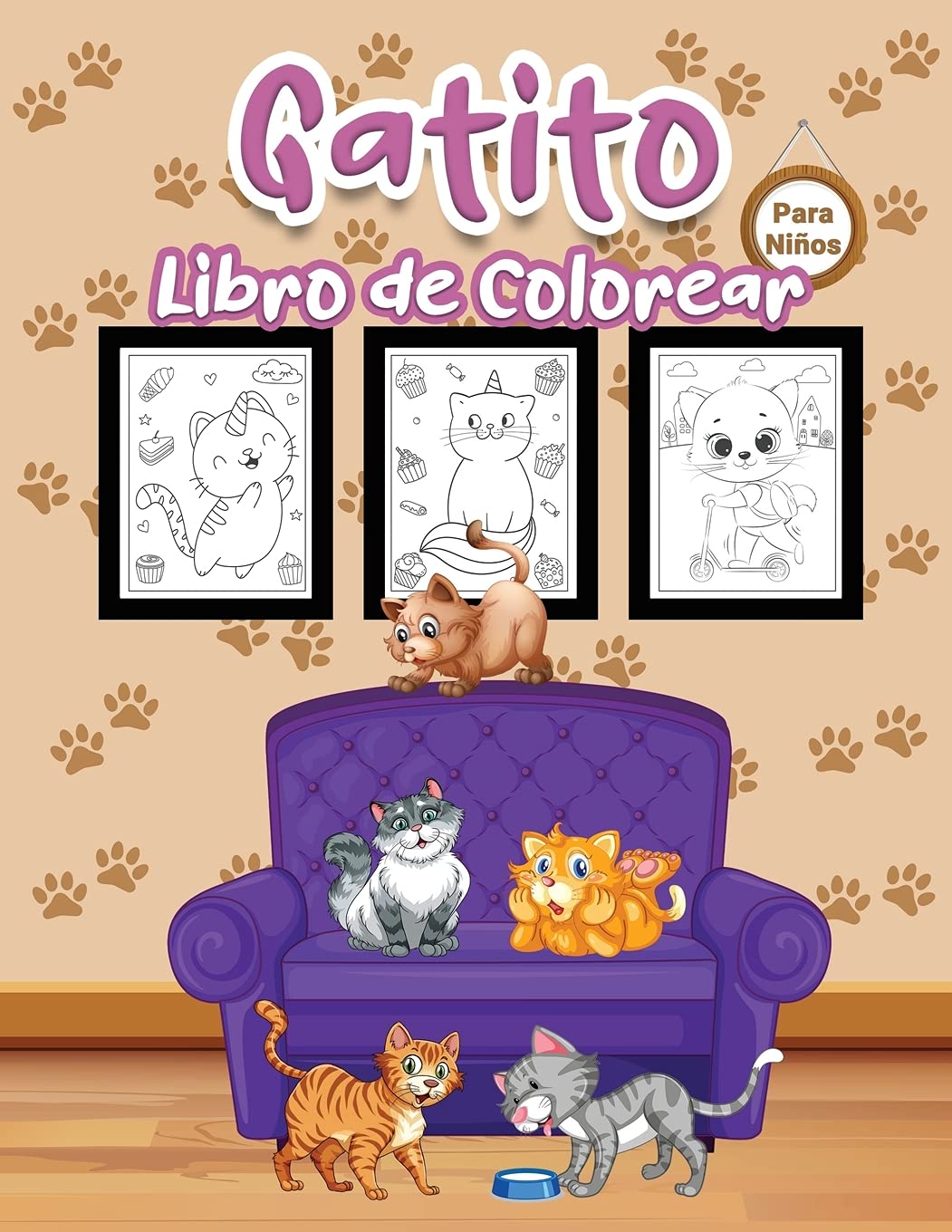 Buy Gatito Libro de Colorear para Niños: Gran libro de gatitos para ...