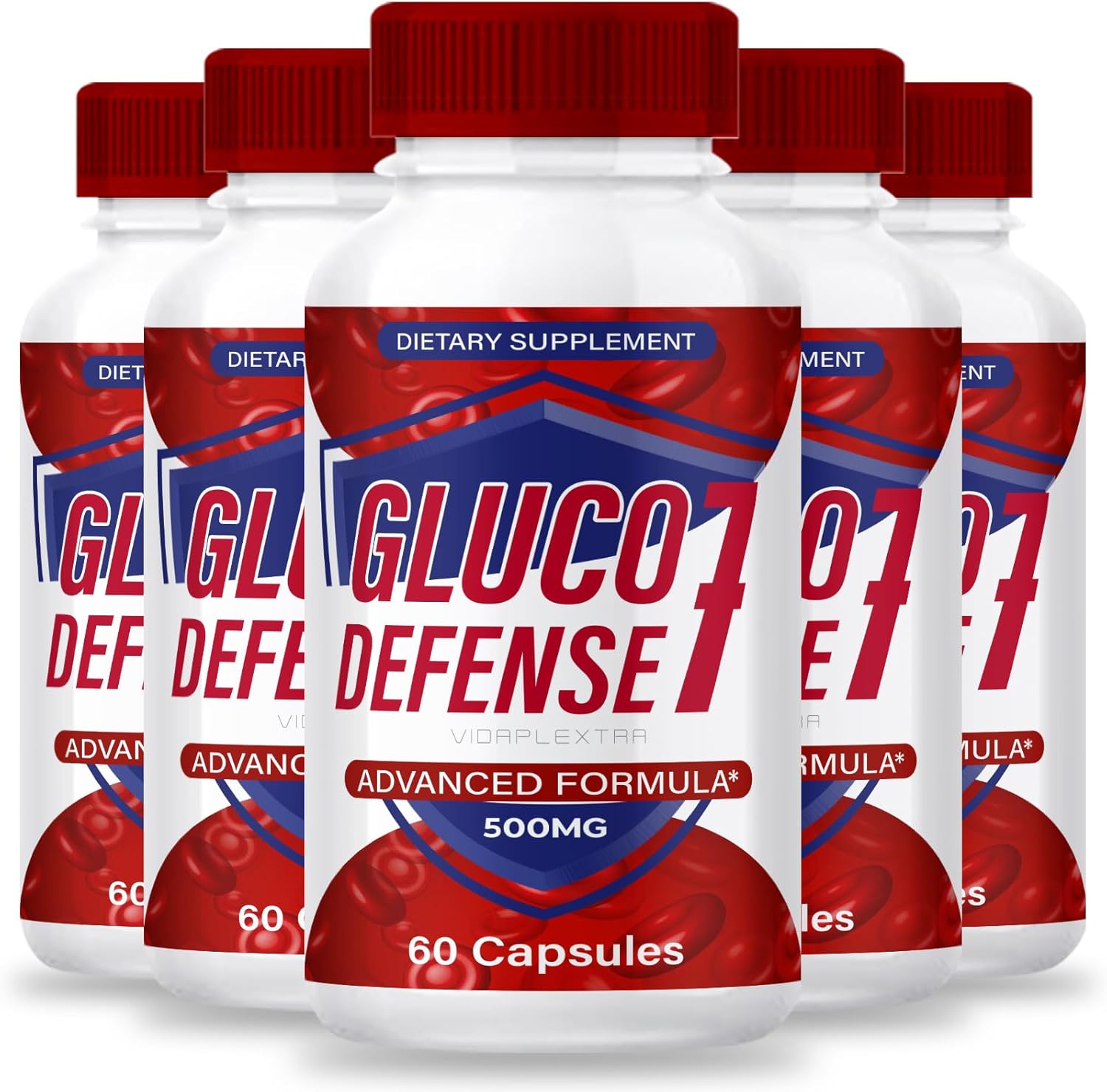 Amazon.com: VIDAPLEXTRA Gluco 7 Defense - Gluco 7 Defense Capsules (5 ...