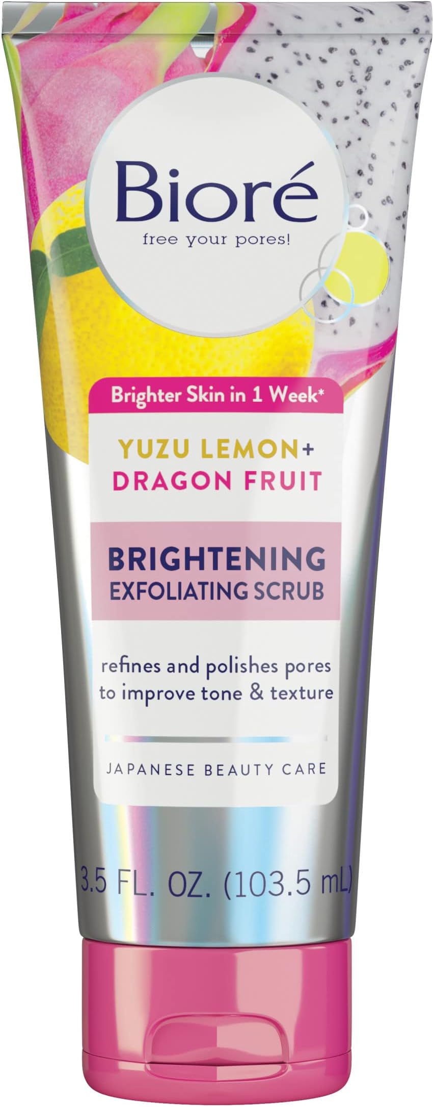 Amazon.com: Bioré Brightening Exfoliating Scrub, 3.5 Fluid Ounces, to ...