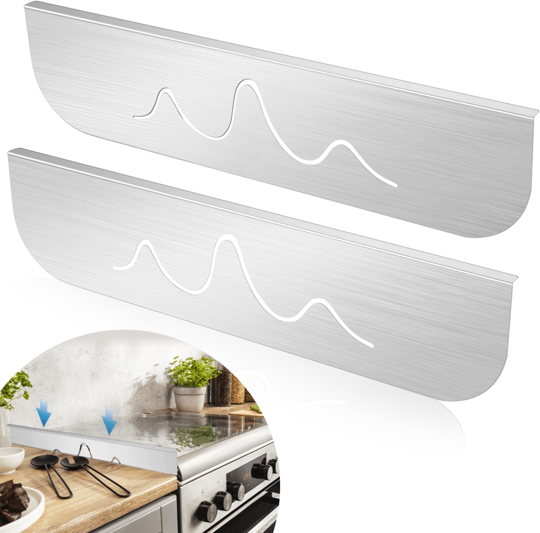 Amazon.com: Countertop Oven Gap Filler, Gap Covers for Stove and ...