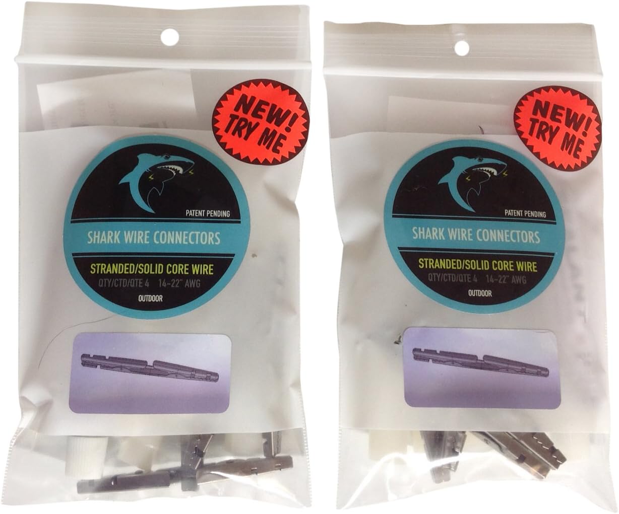 Amazon.com : Shark Wire Connectors Outdoor, Twin Pack : Sports & Outdoors