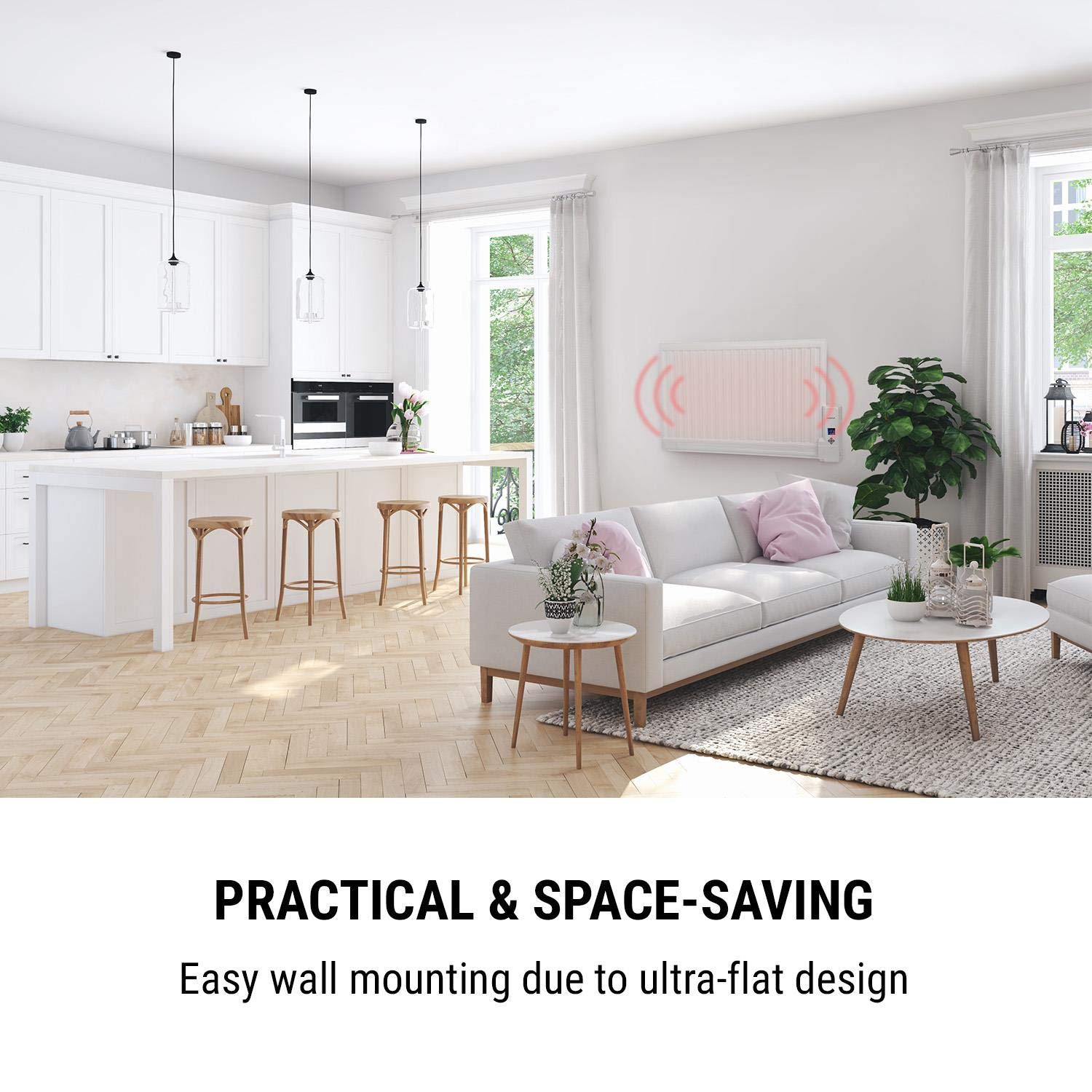 oneConcept Wallander - oil filled radiator, electric oil heater ...