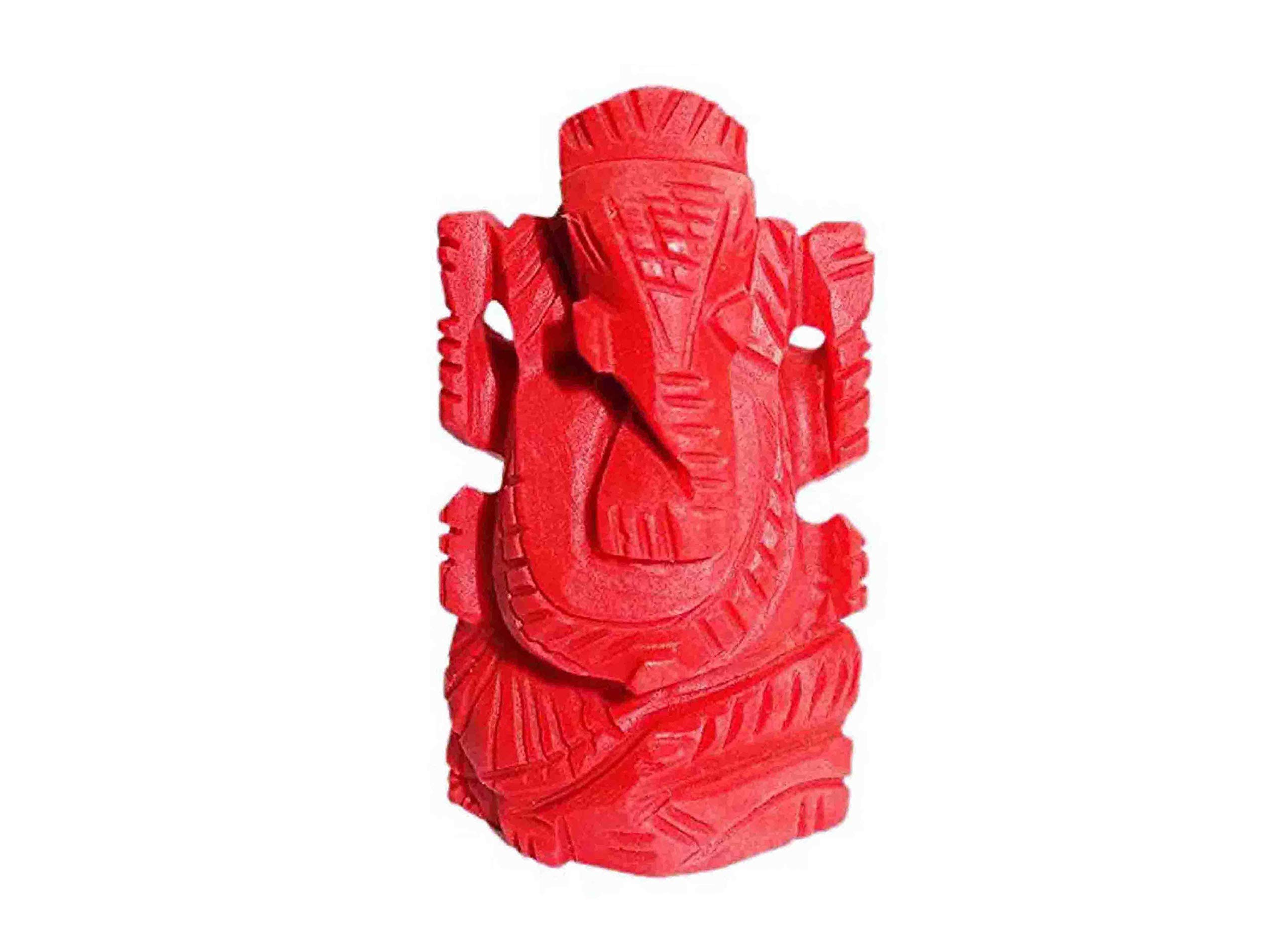 Buy Krishna Gems Shree Ganesh Ji (1.98 Inch) 42.240 Gram Idol Taibani ...