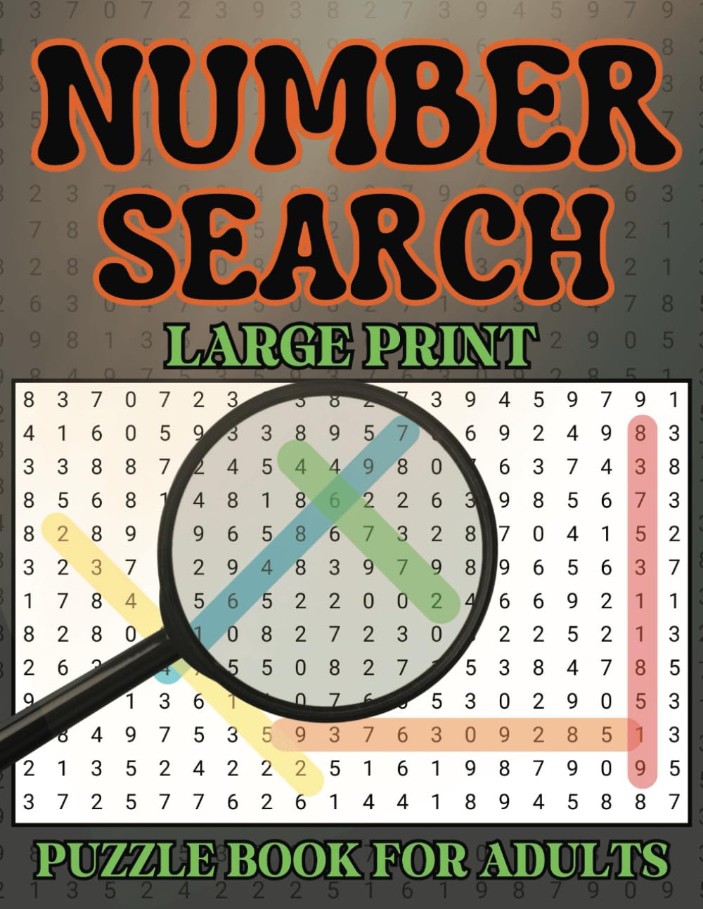 Amazon.com: Number Search Puzzle Book for Adults and Seniors: 100 Large ...