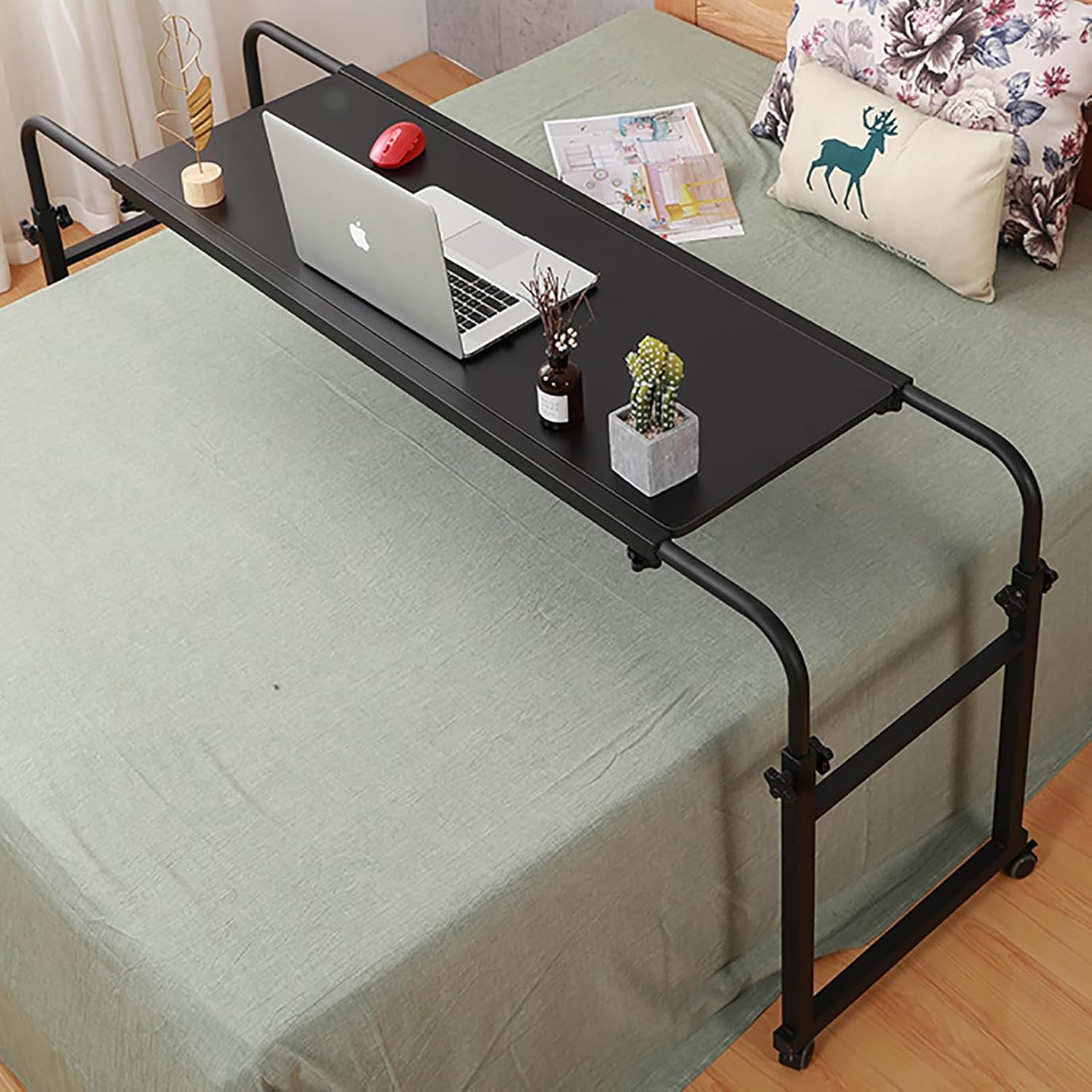 Hospital Table Over Bed for Home Use Swivel,Over The Bed Table with ...