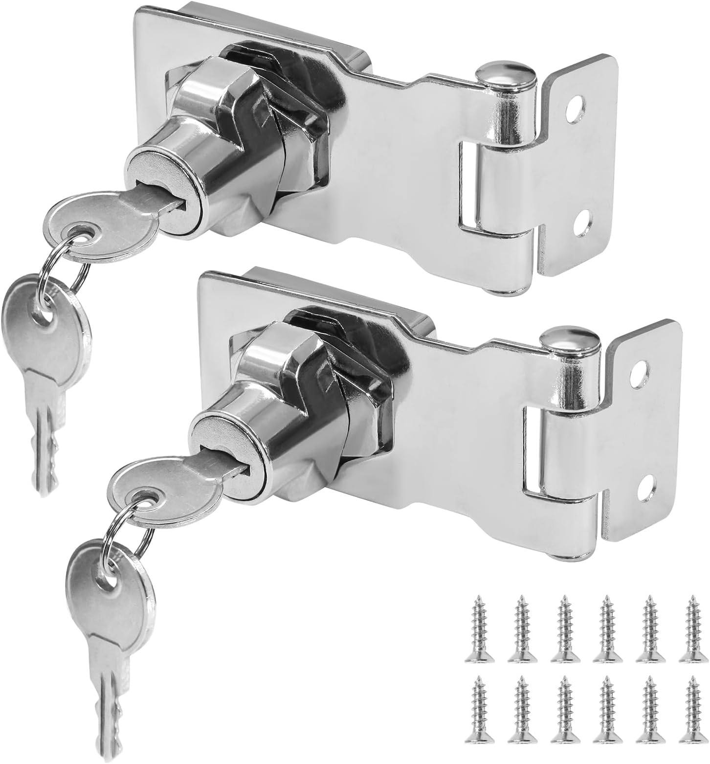 Amazon.com: dingchi Heavy Padlock Hasp Duty,Door Hasp Latch 90 Degree ...