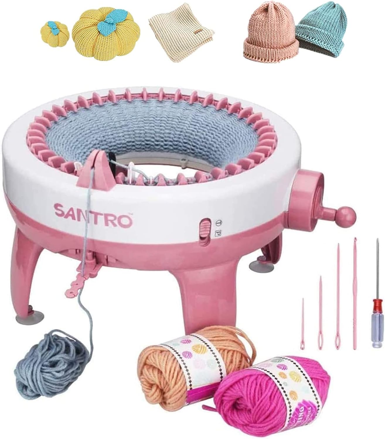Amazon.com: KPTIJXE Knitting Machine 40 Needles, with Needle Arranging ...