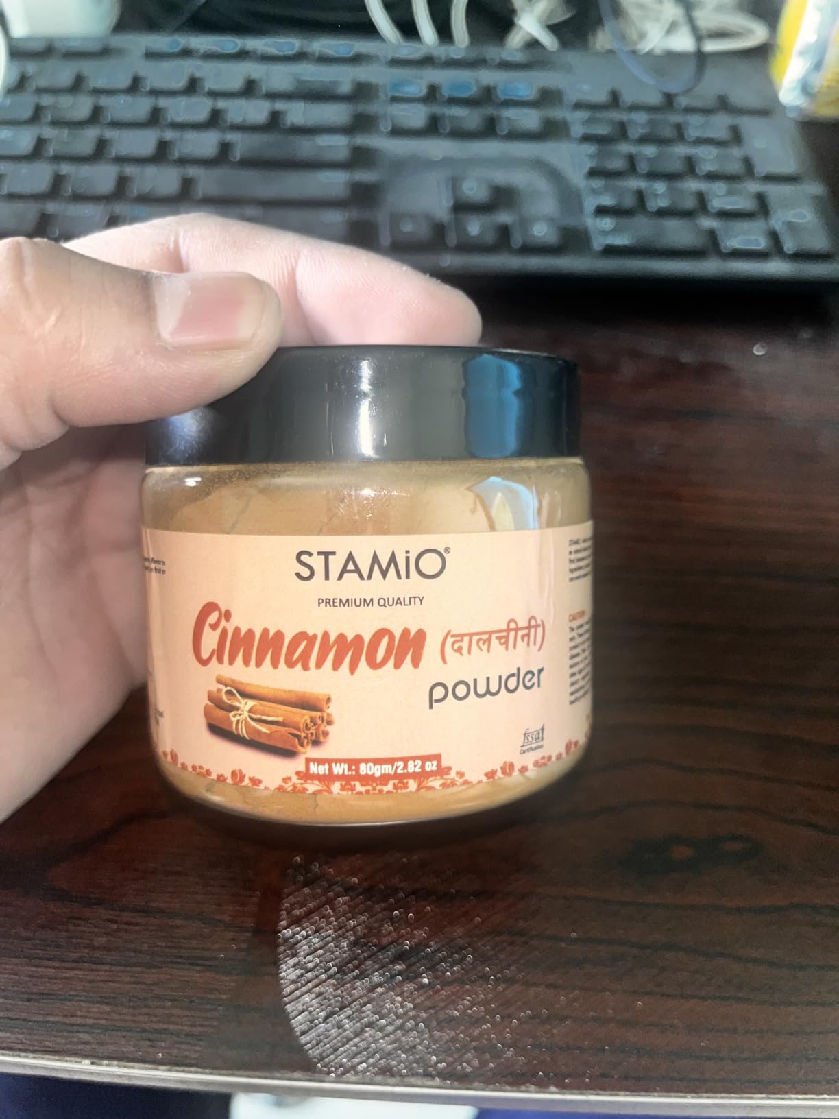 STAMIO Dalchini Cinnamon Powder 80 gm | Dal Chini - Pure & Natural ...