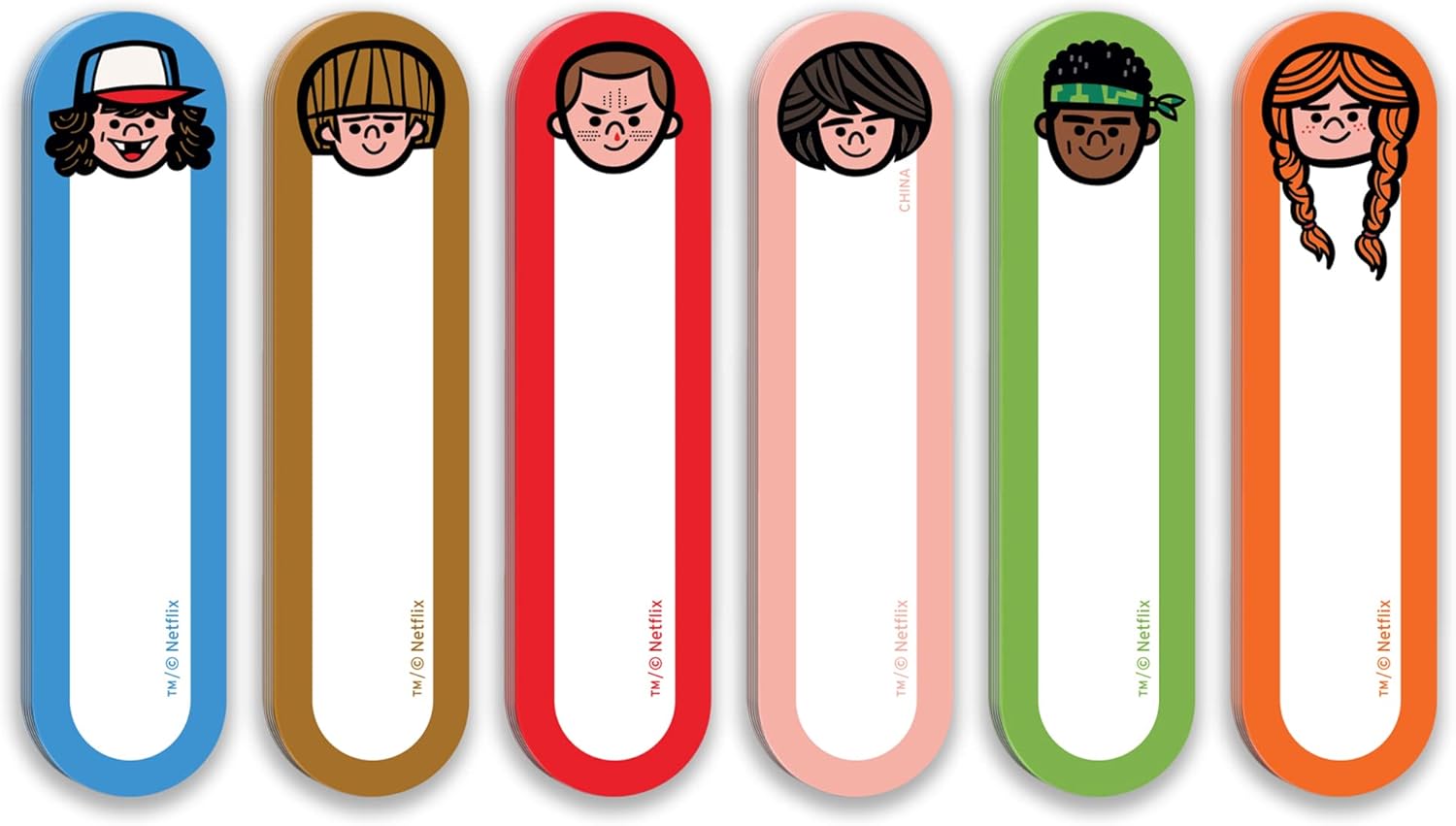 Amazon.com : Genuine Fred Stranger Things, Sticky Note Tabs : Office ...