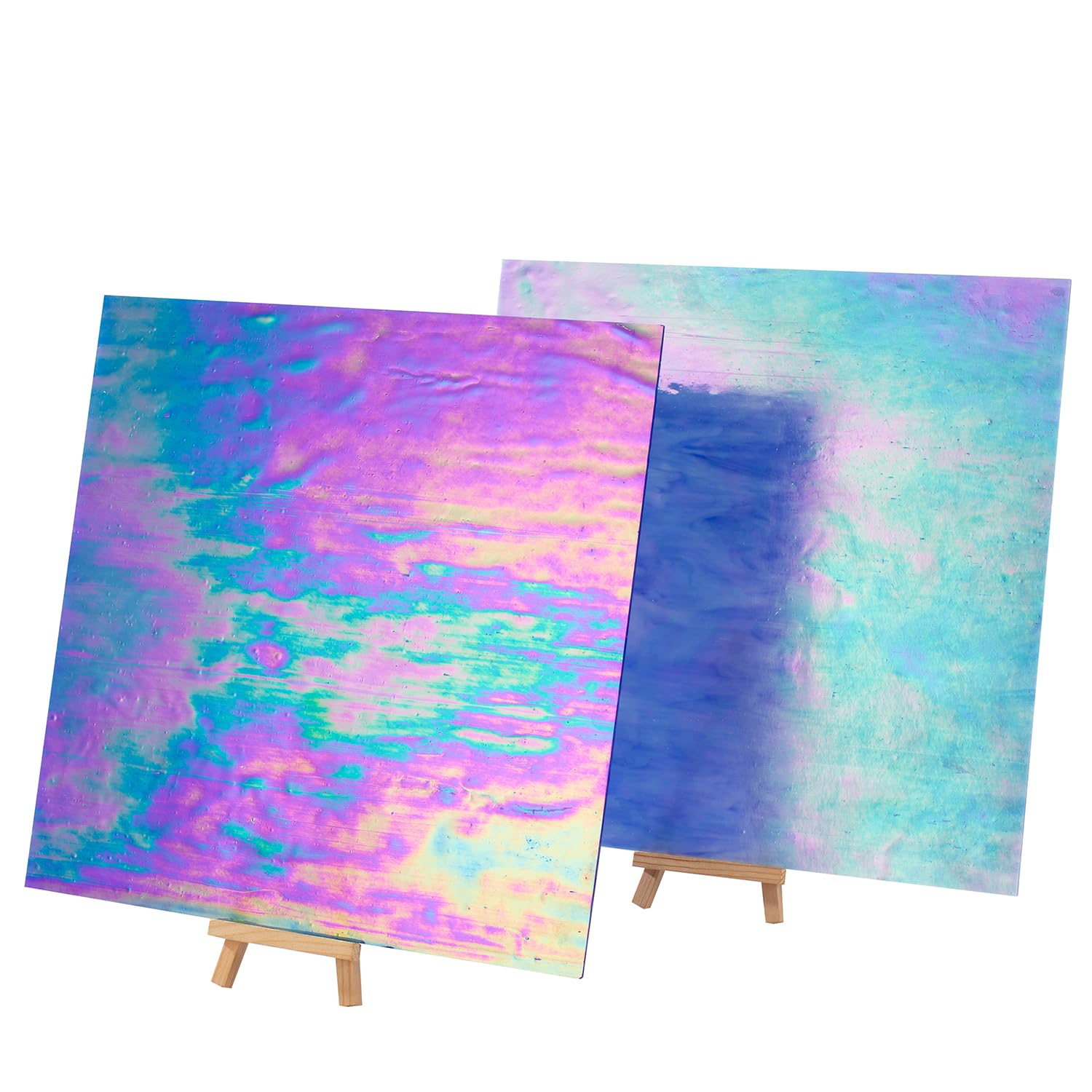 Snapklik.com : Lanyani 12x12 Inch Iridescent Stained Glass Sheets ...