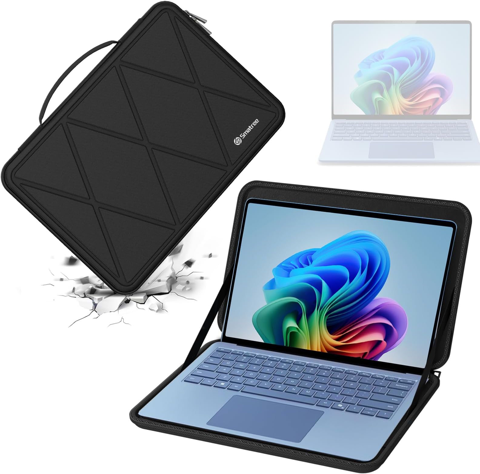 Amazon.com: Fintie Sleeve Case for 12.4 Inch Microsoft Surface Laptop ...