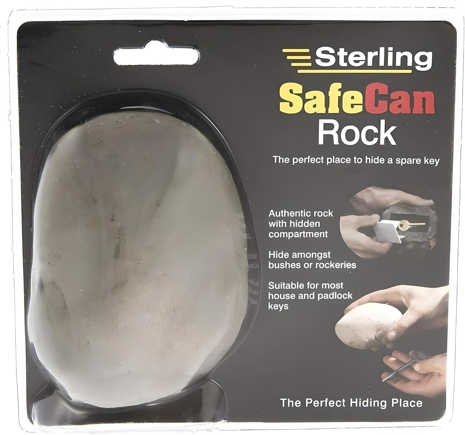 AMK® Sterling Outdoor Garden Security Stone Rock Safe Door Hide Keep ...