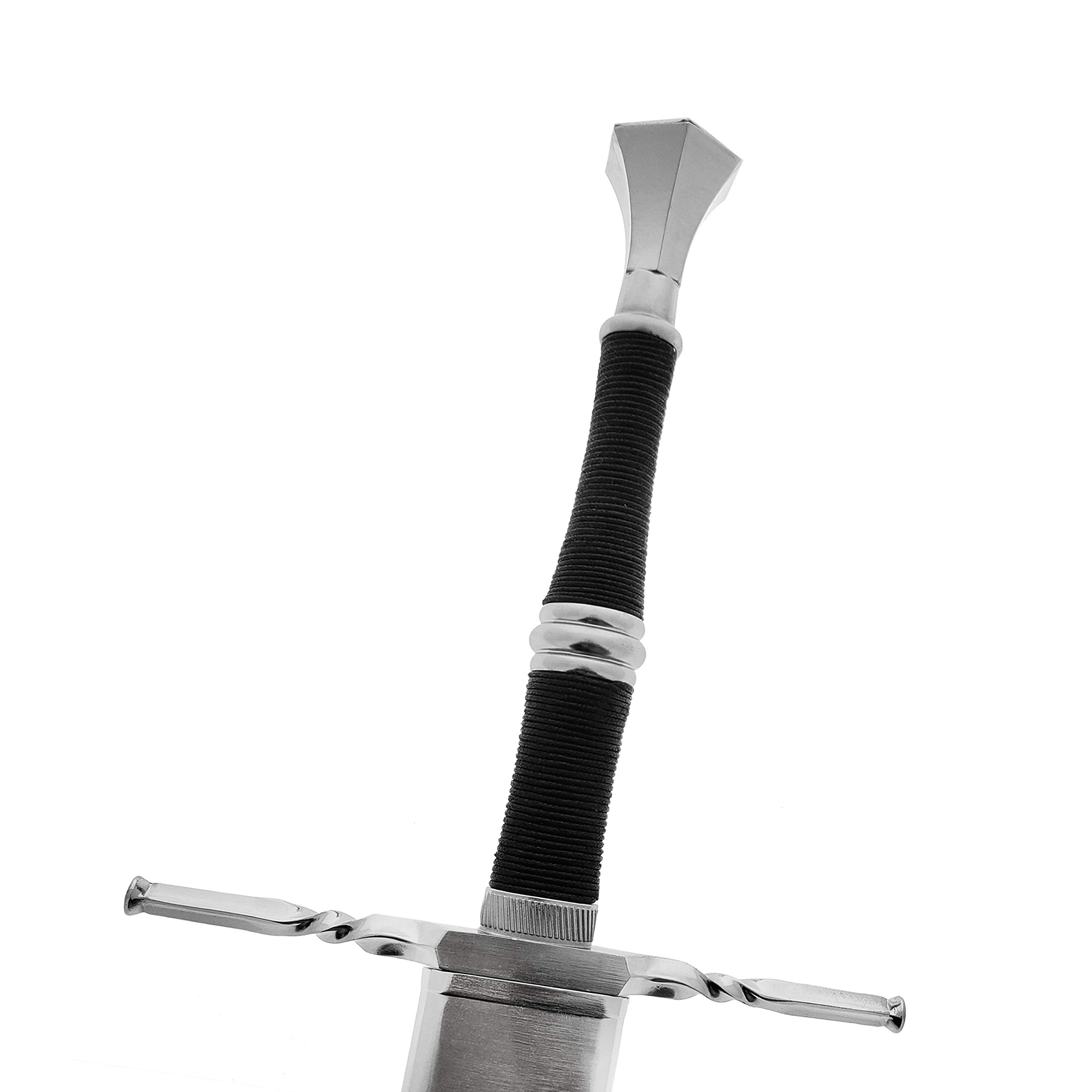 49" Medieval Sword Replica Two Hand Middle Ages Sword with Dull Blade ...