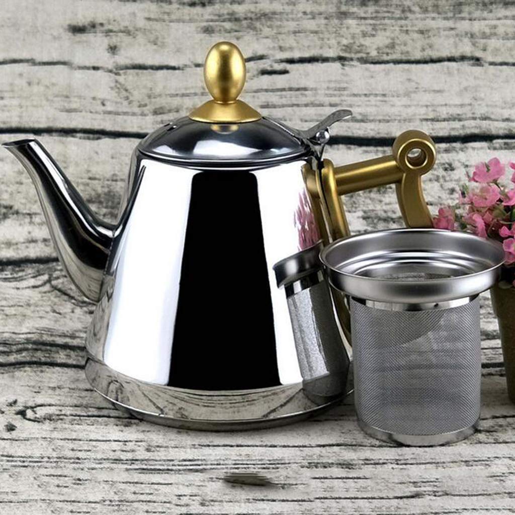 Stainless Steel Tea Kettle â€“ Fast Boiling Mirror Finish Teapot with ...