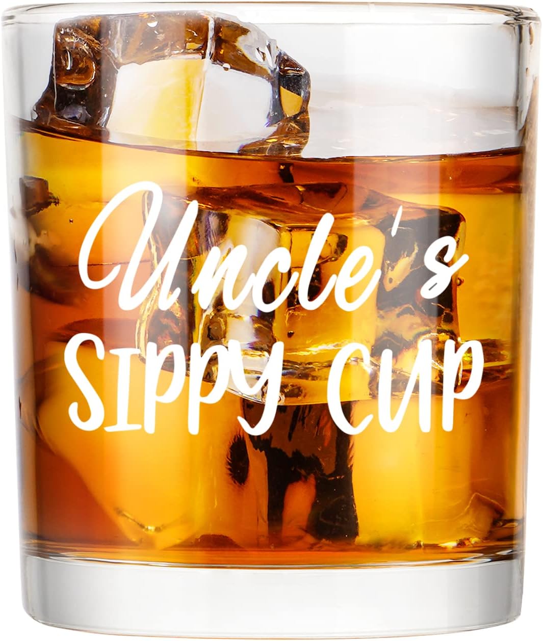 Amazon.com | Modwnfy Funny Uncle’s Sippy Cup Whiskey Glass, Uncle Gift ...