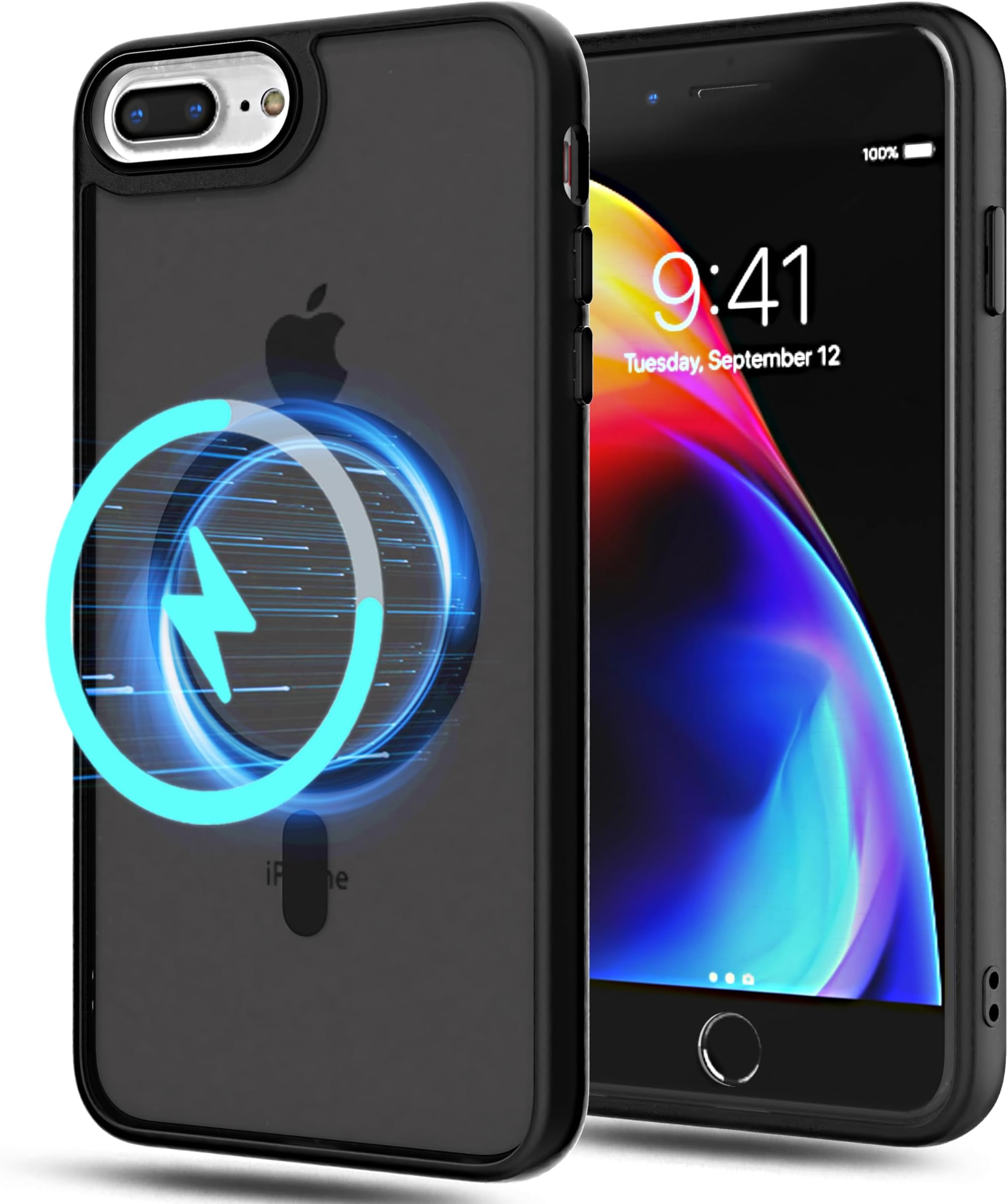 Amazon.com: Telaso Magnetic Case for iPhone 8 Plus/7 Plus, Magsafe ...