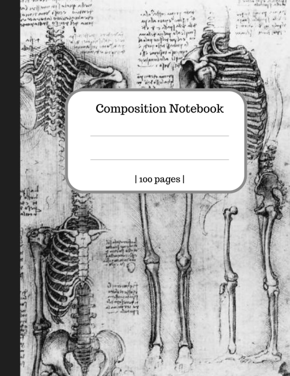 Skeletal Composition Notebook: Notebook that is Subject Orientated ...