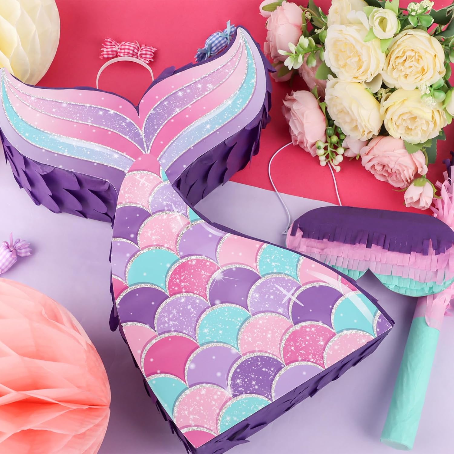 Mermaid Pinata Mermaid Tail Pinata with Blindfold Philippines | Ubuy