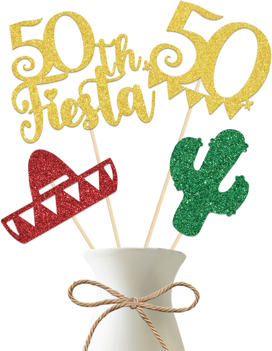 Amazon.com: Fiesta 50th Centerpiece Sticks,Mexican Fiesta Table Stick ...