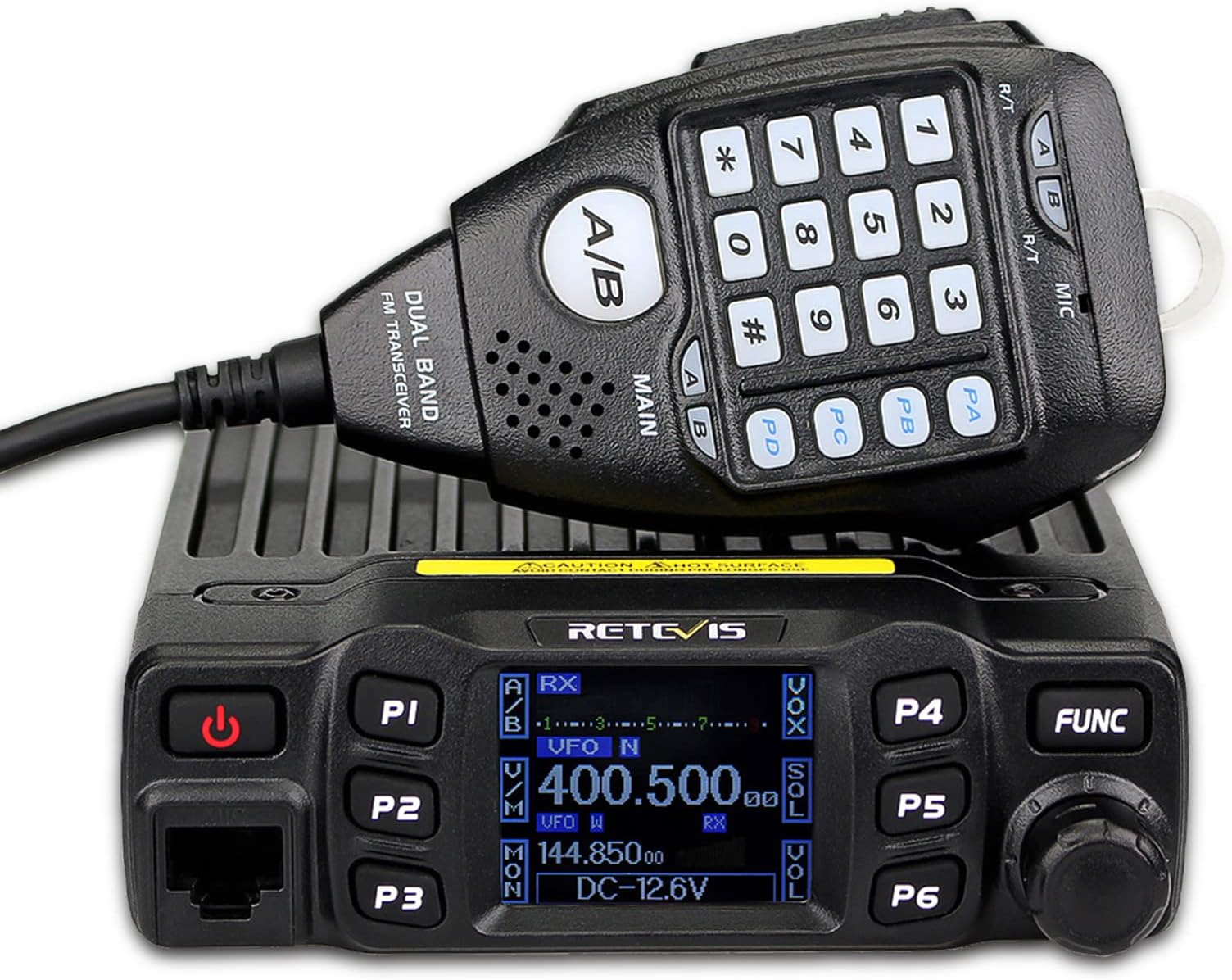 Retevis RT95 Ham Radio Transceiver,Dual Band Transceiver,Rotatable LCD ...