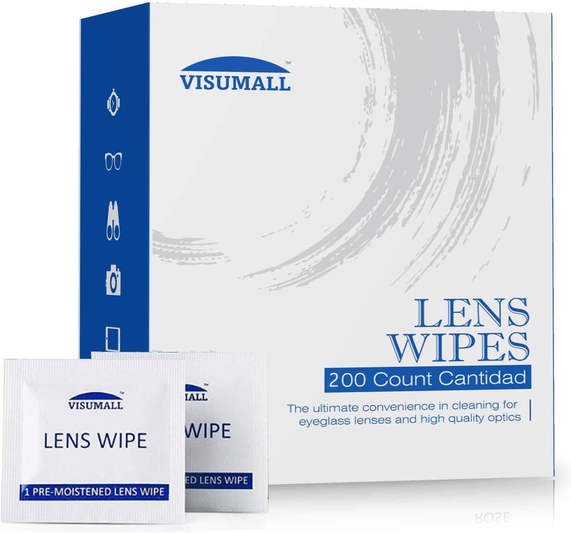 Amazon.com: Lens Cleaning Wipes, Pre Moistened Cleansing Cloths Great ...