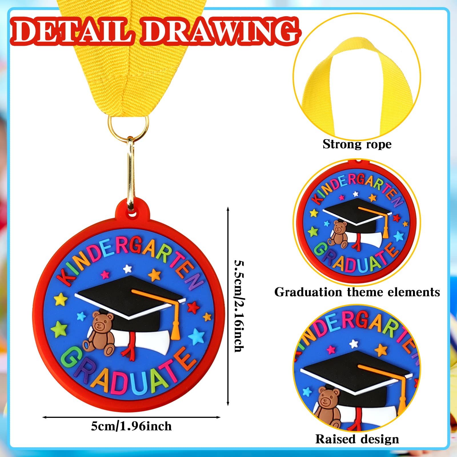 Snapklik.com : Sratte 24 Pcs Kindergarten Preschool Graduation Medal ...