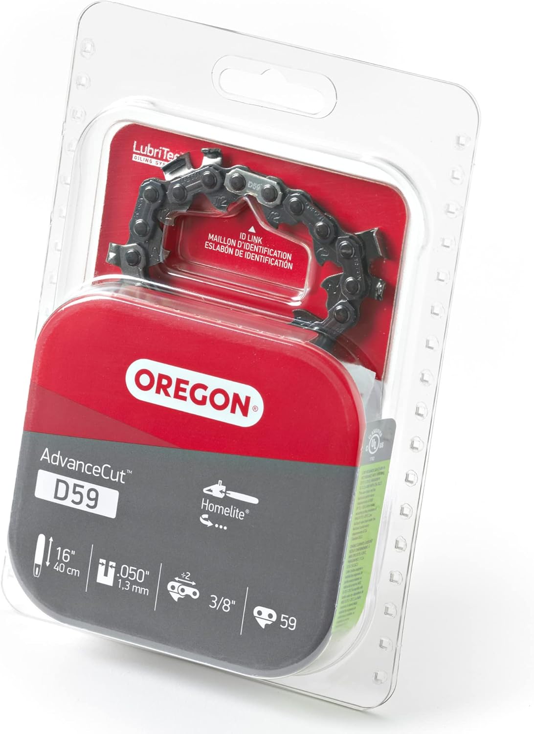 Amazon.com: Oregon D59 AdvanceCut Replacement Chainsaw Chain for 16 ...