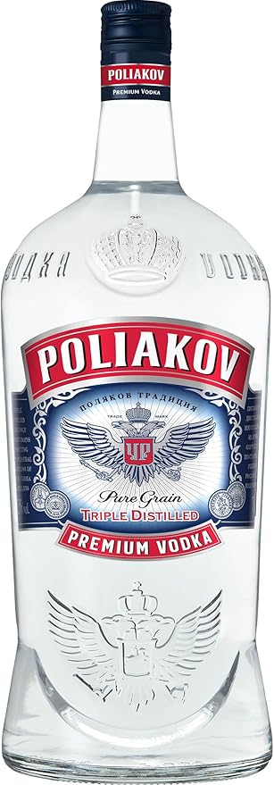 POLIAKOV Vodka Premium 2L 37,5% Vol Triple Distillation