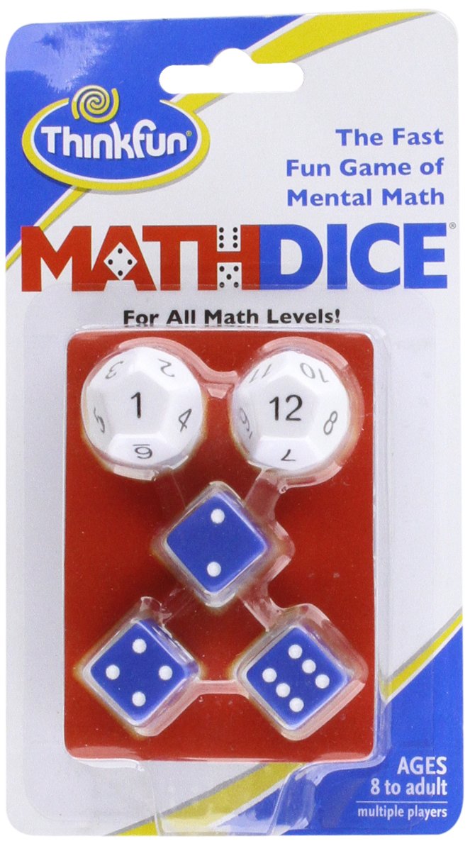 Math Dice: For All Math Levels!: Thinkfun: 9781223027623: Amazon.com: Books
