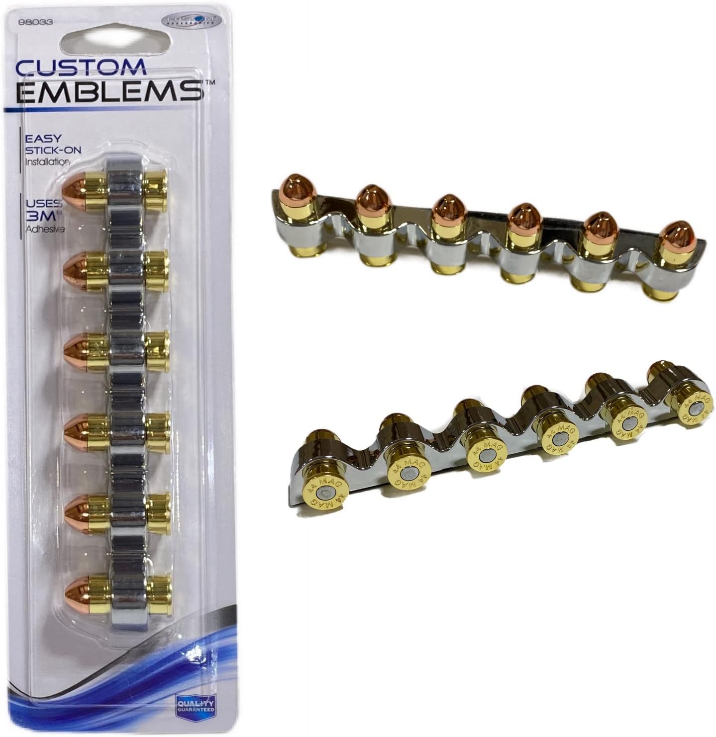 Amazon.com: Custom Accessories 98033 Realistic 44 Mag Bullets Emblem 5 ...