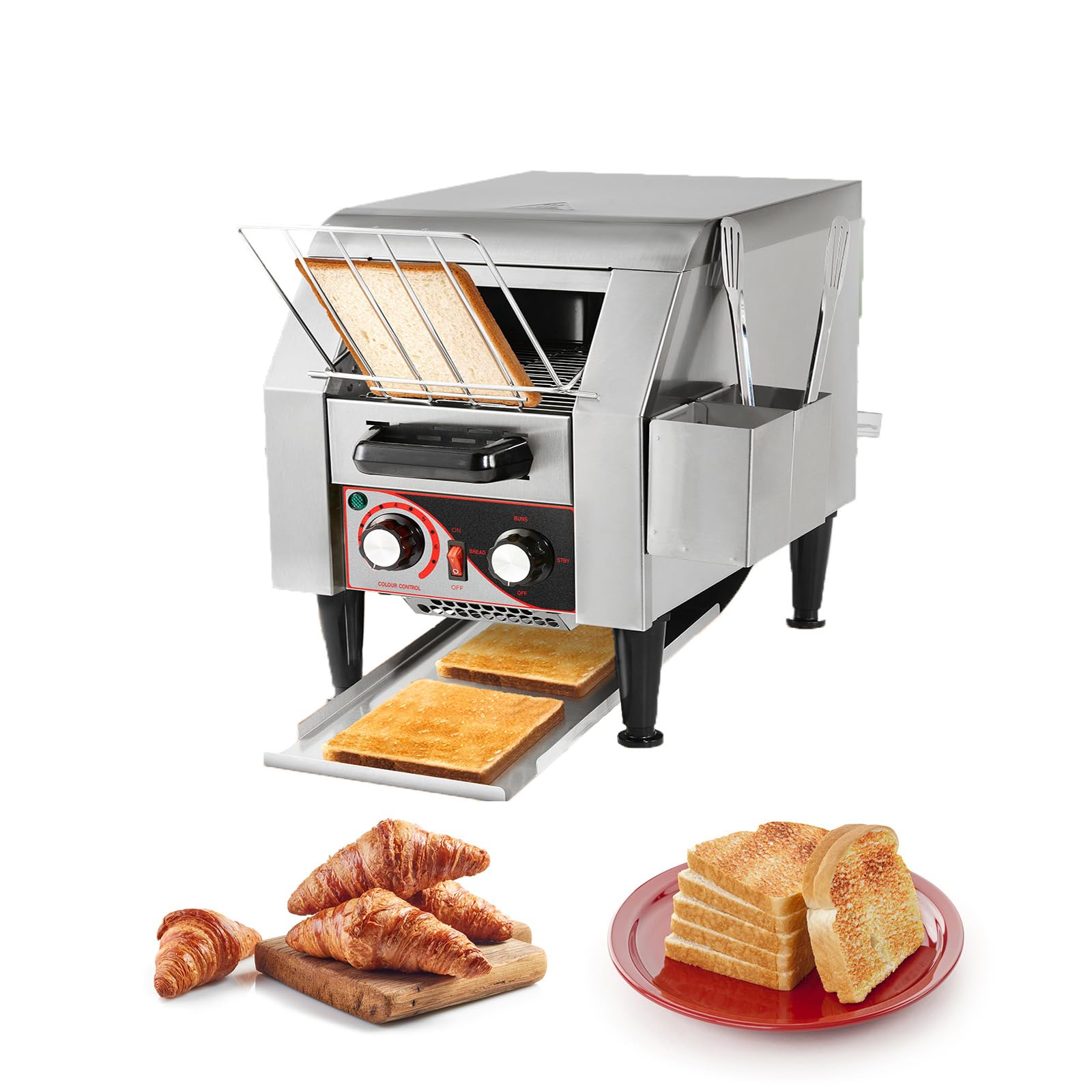 Snapklik.com : Hiteemer Commercial Toaster 150 Slices/Hour Conveyor ...