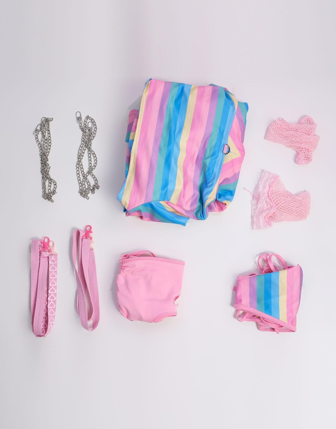 MEOWCOS Bunny Suit Lingerie Set Rainbow Long Sleeve Philippines | Ubuy