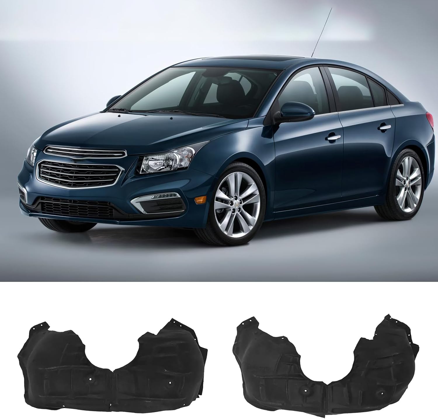 Amazon.com: Fender Liner Compatible with 2016-2019 Chevy Chevrolet ...