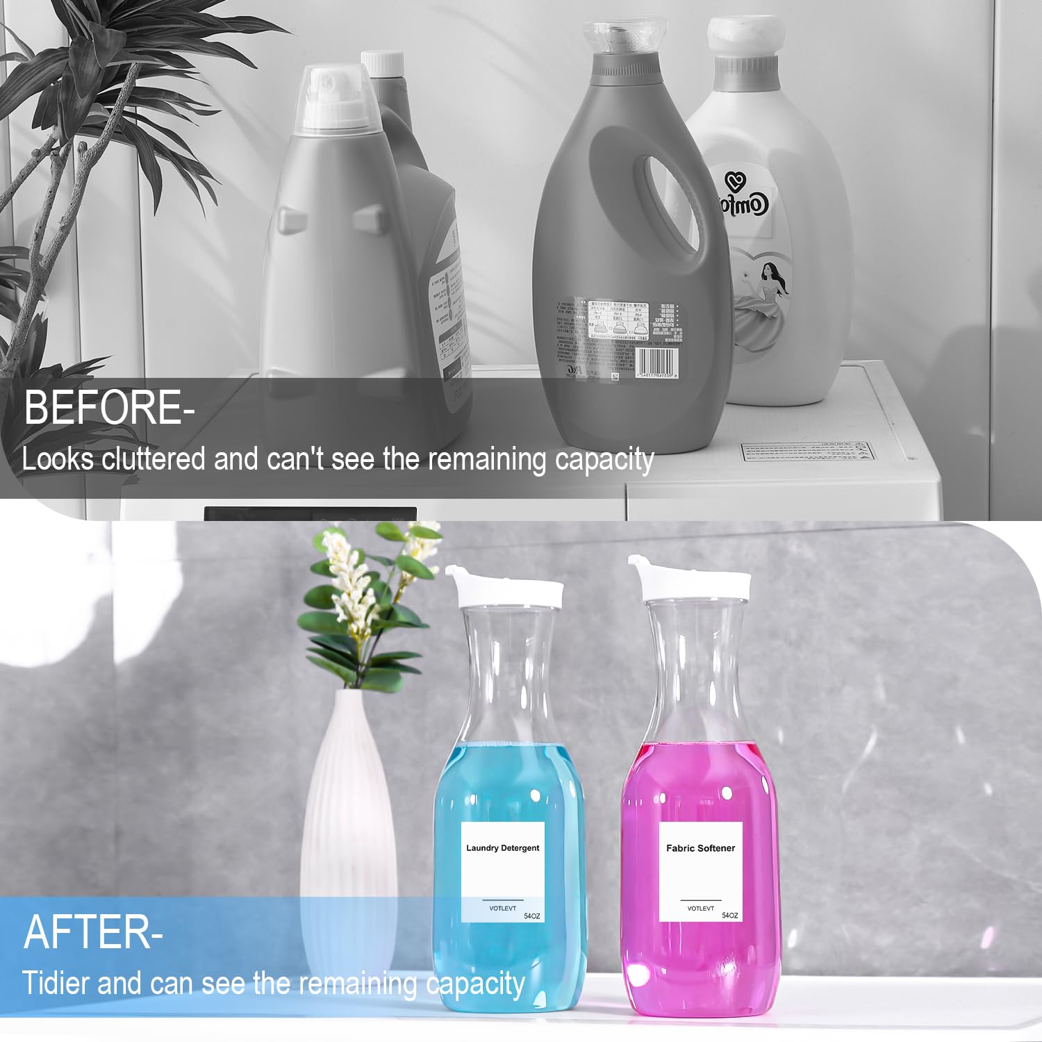 Snapklik.com : 54 OZ Laundry Detergent Dispenser, Laundry Soap ...