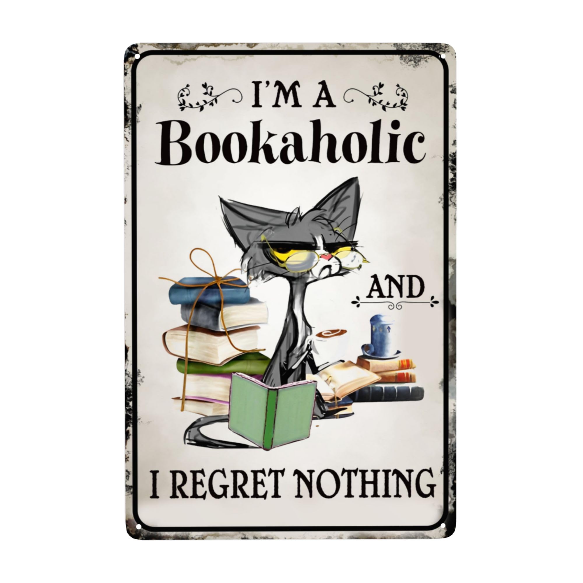 Amazon.com: I'm A Bookaholic And I Regret Nothing For Room Decor Gifts ...