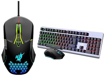 Amazon.in: Buy Redgear GC-100 Keyboard-Mouse Combo with 3 Mixed LEDs ...