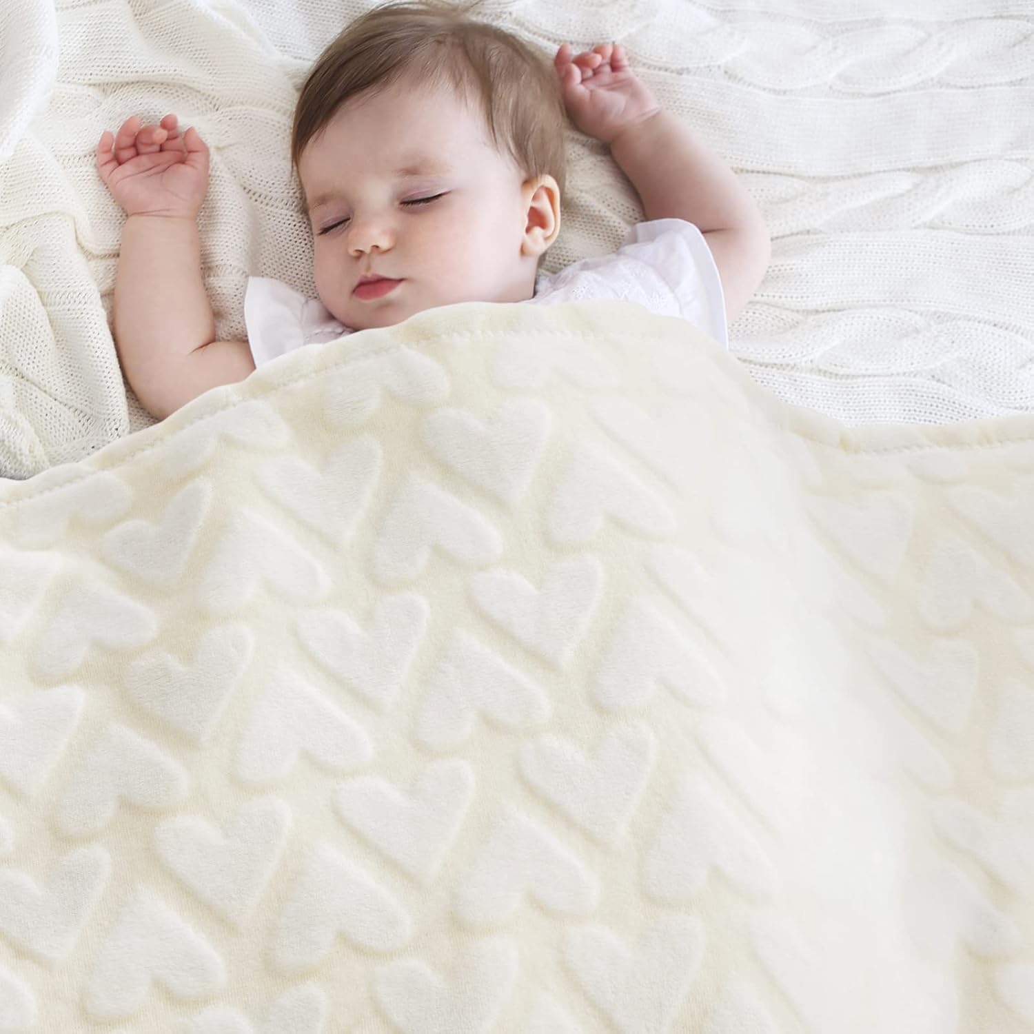 Amazon.com: Bertte Soft Baby Blanket Premium Cozy Super Warm ...