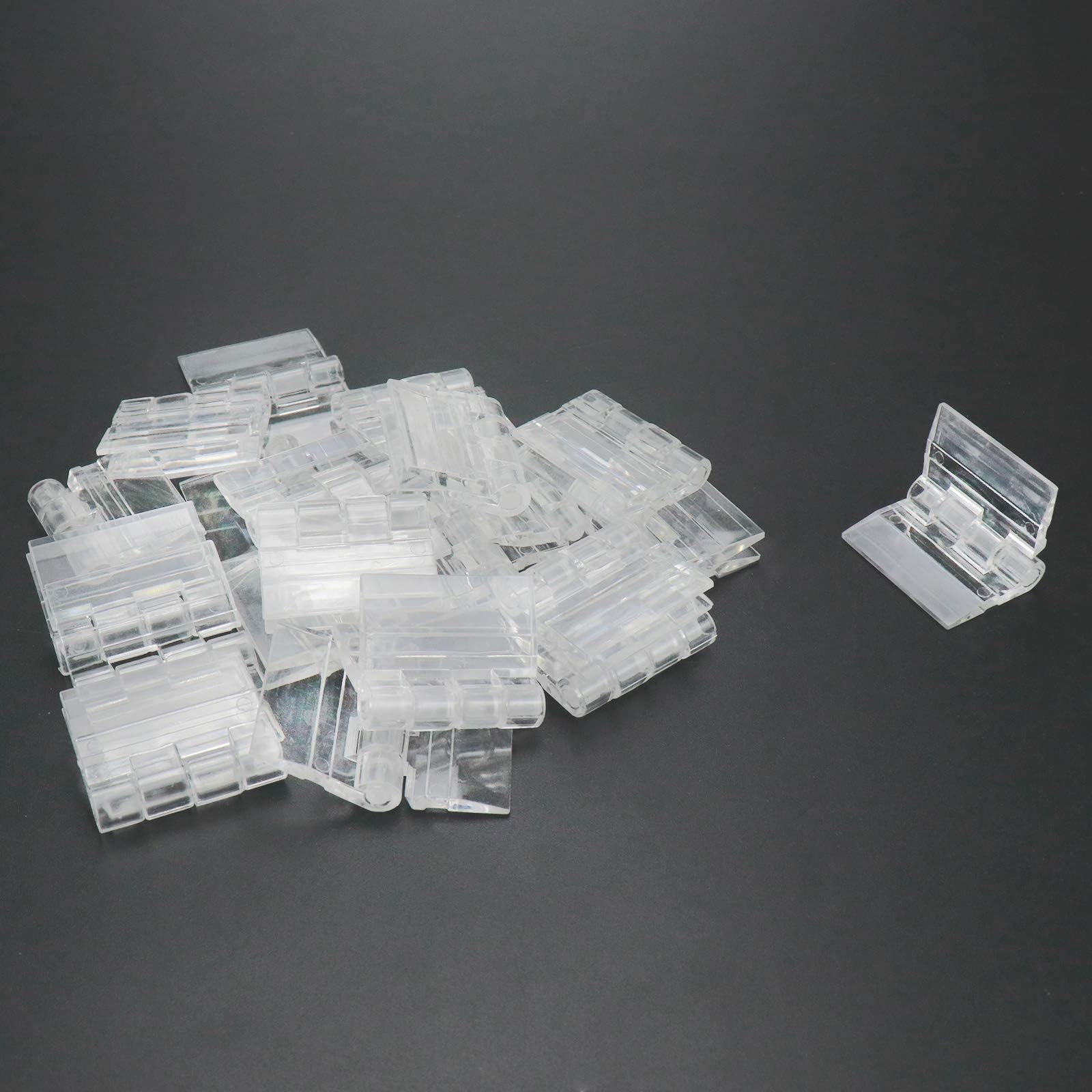 Flex PVC Hinge 1/8th Acrylic Clear 12", 24", 36" or 48" Length (48 ...