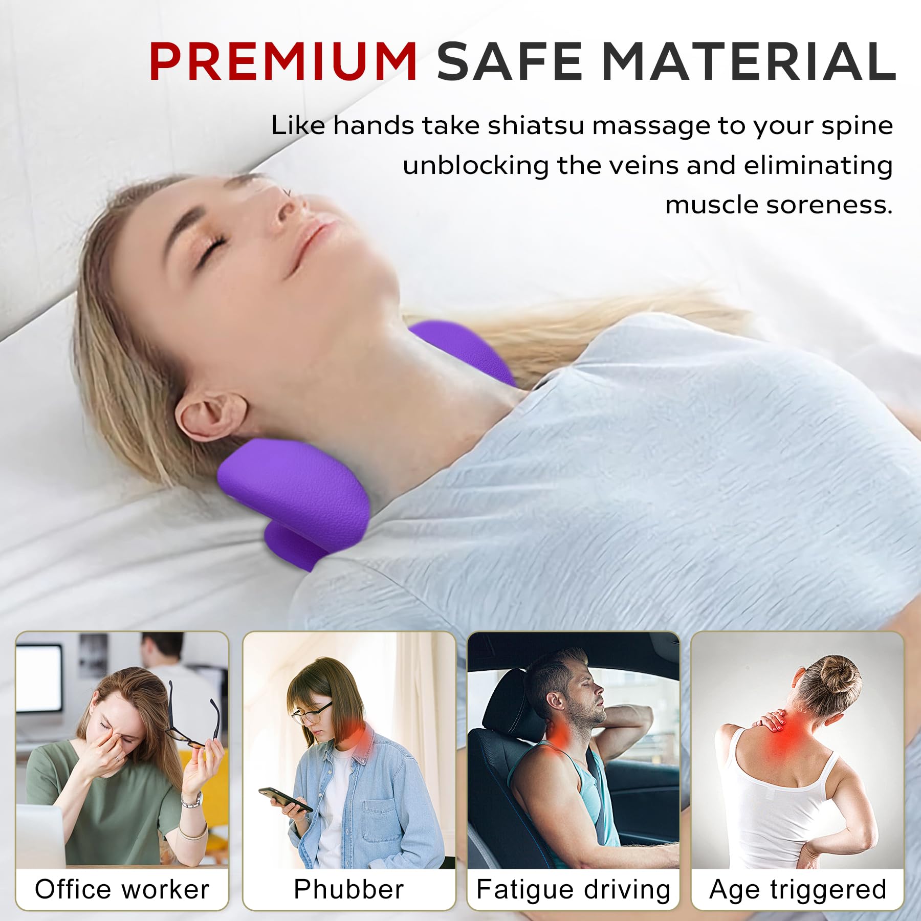 Snapklik.com : Neck And Shoulder Relaxer, Cervical Traction Device For ...