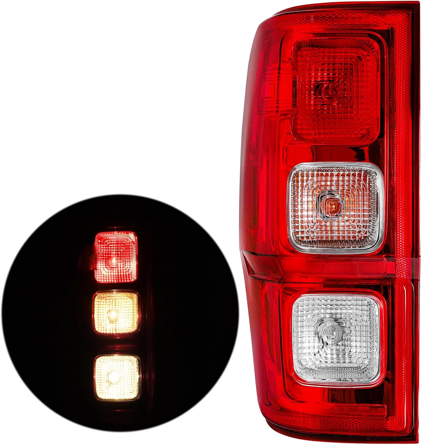 Amazon.com: Vomal Tail Light Compatible With 2019-2022 Ford Ranger XL ...