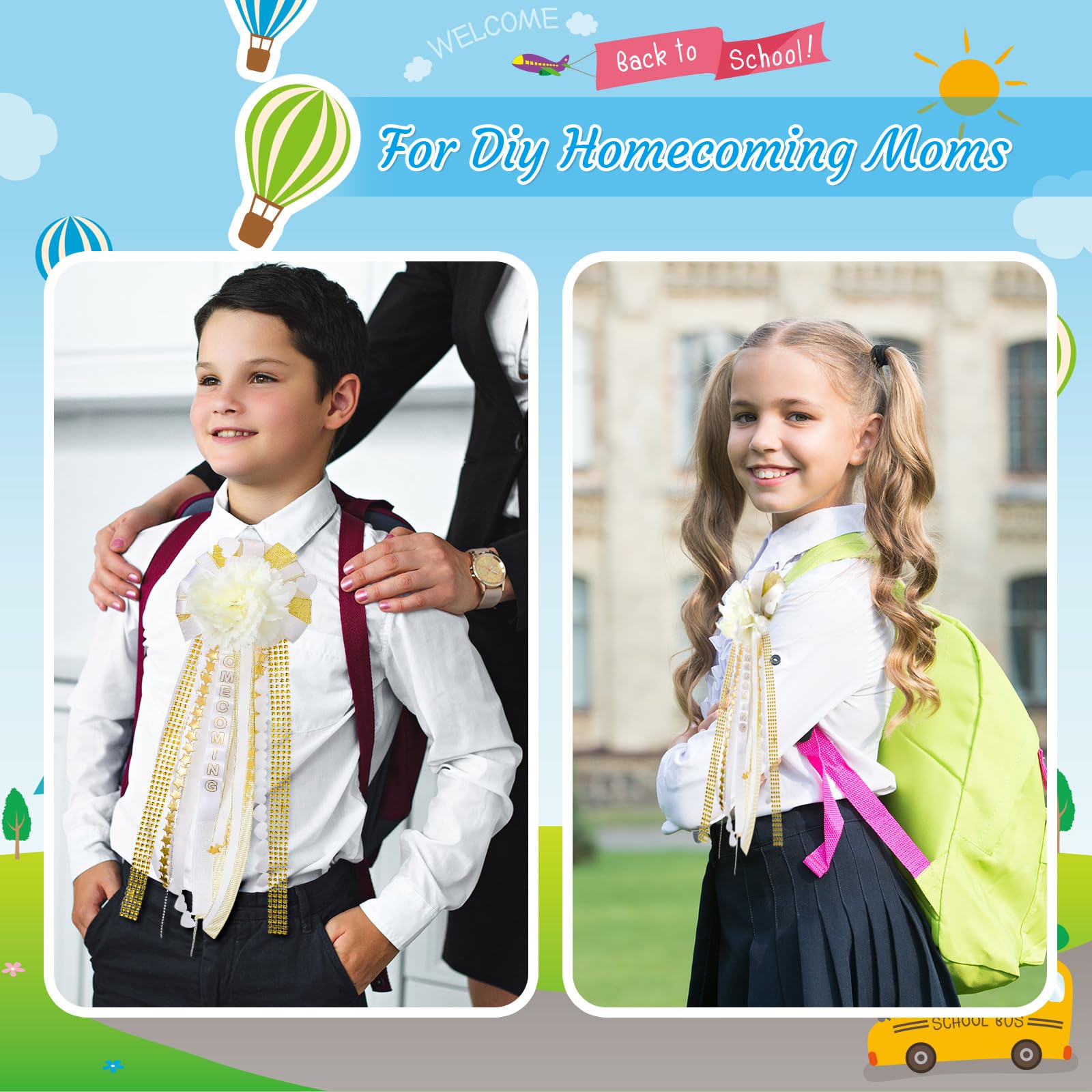 Snapklik.com : 150 Pcs 6" Paper Disc Homecoming Mum Supplies Paper ...
